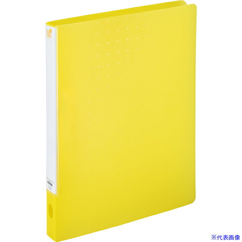 オレンジブック トラスコ中山　TRUSCOLIHIT パンチレスファイルワンタッチ＜HEAVY DUTY＞ A4 イエロー 〔品番:F70325〕[ 注番:6998678]特長●棚から取り出しやすいフィンガーホール付き。●大容量が収容できる...