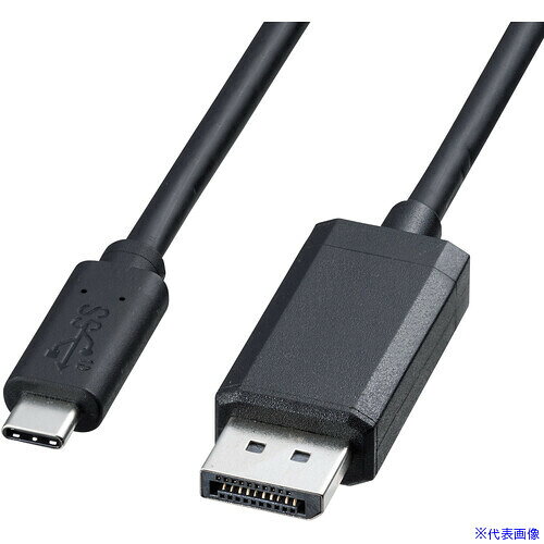 オレンジブック トラスコ中山　TRUSCOSANWA TypeC−DisplayPort変換ケーブル 1m 〔品番:KCALCDP10K〕[ 注番:7004749]特長仕様●ケーブル外径(mm)：約4.8仕様2●ケーブル長：約1m（コネクタ...