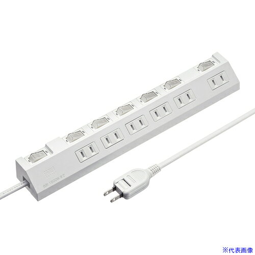 オレンジブック トラスコ中山　TRUSCOSANWA タップ 節電タップ 〔品番:TAPS301W〕[ 注番:7010151]特長●個別スイッチにより、機器ごとのON・OFFが可能なため、必要でない機器をこまめにOFFにすることで待機電力を...
