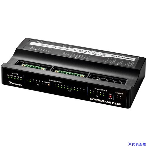 オレンジブック トラスコ中山　TRUSCOナカニシ COMBOX−NET.EIP ネットワークインターフェースBOX 〔品番:COMBOXNET.EIP〕[ 注番:7013650]特長●スピンドルの遠隔制御管理IoT化、PLCへLANケーブ...