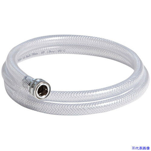 オレンジブック トラスコ中山　TRUSCOBURRTEC バーキュートプラス 1/2カプラー片側付ホース 12.5φ BCP-KK1500H 〔品番:69000081〕[ 注番:7016761]特長●通水ワイドデッキ対応ホースです。用途●通...