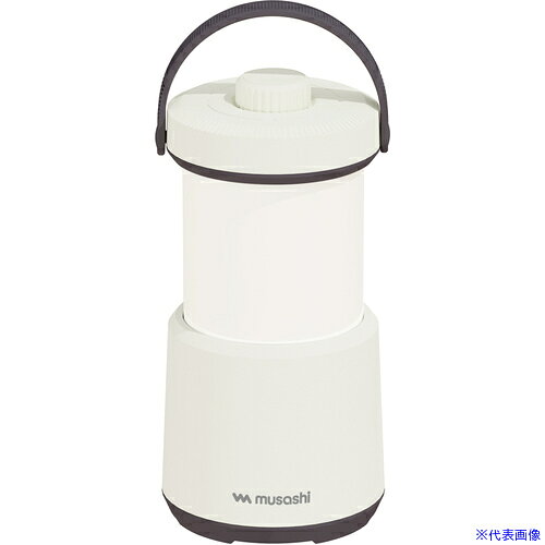 オレンジブック トラスコ中山　TRUSCOmusashi 充電式 ミニランタン RLー02 電球色 白・赤 〔品番:RL02〕[ 注番:7203889]特長●便利で頼りになる多機能なランタンです。●全体を照らすランタンモードと先端のライトで...