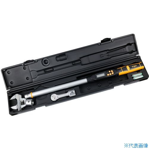 オレンジブック トラスコ中山　TRUSCOトップ工業(TOP) モンキ形/ラチェット形 デジタルトルクレンチセット 調整範囲68〜340N・m 〔品番:DS34022BN〕[ 注番:7226144]特長●モンキ形トルクヘッドとラチェット形ト...