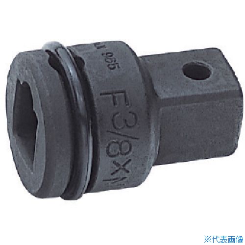 オレンジブック トラスコ中山　TRUSCOトップ工業(TOP) インパクト用ソケットアダプター 凹9.5凸12.7 〔品番:PAD34〕[ 注番:7228406]特長●Oリングピン付きです。用途●インパクト用ソケットアダプターです仕様●差込...