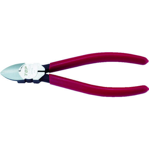 オレンジブック トラスコ中山　TRUSCOトップ工業(TOP) プラスチックニッパ(バネ付) ストッパー付 150mm 〔品番:PLN150R〕[ 注番:7228708]特長●刃部の肉厚を薄くしてあり、プラスチック部品のゲート切りに最適です...