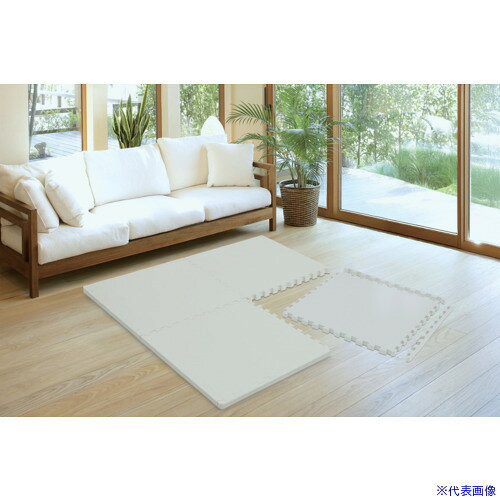 オレンジブック トラスコ中山　TRUSCO大島屋 防音大判ジョイントマット 58×58×2cm 4枚セット アイボリー 〔品番:45884〕[ 注番:7241833]特長●2cm厚で防音性クッション性に優れたジョイントマットです。用途●床保...