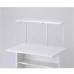 オレンジブック トラスコ中山　TRUSCOナカバヤシ PSX用オ-バ-トップデスク/W1200 〔品番:PST124N〕[ 注番:7243219]特長●デスク上のスペースを有効に活用できます。高さは5段階に調節可能です。仕様●天板寸法　幅×...