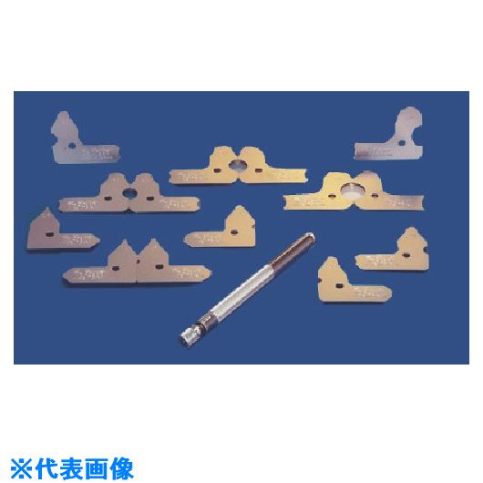 オレンジブック トラスコ中山　TRUSCOフジ ラジアスゲ−ジL型 測定サイズ 4.1〜6.0 20枚 〔品番:L300M6〕[ 注番:7322704]特長●円溝の凸凹、角溝の凸凹があるためワークの形状を問わずに使用可能です。用途●測定に。...