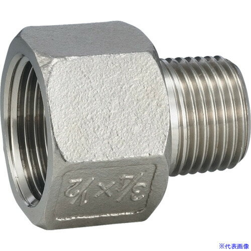 オレンジブック トラスコ中山　TRUSCOFLOBAL メスオスソケット(SCS13A) 04101405 〔品番:VMF0402〕[ 注番:7341113]特長●ステンレス配管に対応しています。用途●蒸気・空気・ガス・油用。仕様●呼び径A...