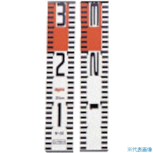 オレンジブック トラスコ中山　TRUSCOMYZOX ニューアルロッド 30cm＜N−30＞ 〔品番:N30〕[ 注番:7357559]特長●軽くて丈夫なアルミ製標尺です。用途●現場工事写真記録用。仕様●幅(mm)：60●厚さ(mm)：6●...