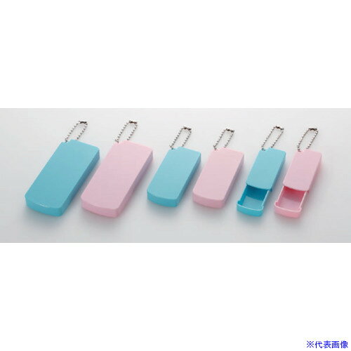 オレンジブック トラスコ中山　TRUSCOMEIHO スライドケースS(2ヶ入) 〔品番:SLIDS〕[ 注番:7359039]特長●小物収納に便利スライド開閉式です。用途●小物・パーツ類の収納。仕様●色：ブルー、ピンク●外形寸法(mm)間...