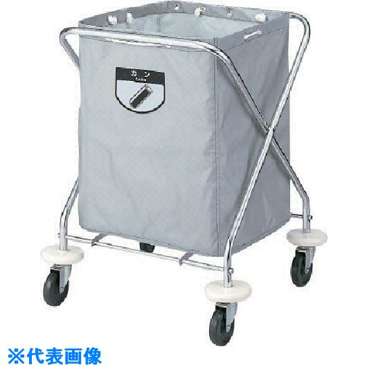 オレンジブック トラスコ中山　TRUSCOコンドル リサイクルカート Y−2(収納袋小) グレー 緑 〔品番:C250002XMB〕[ 注番:7362439]特長●リサイクルカート　Y-2自立式用収納袋です。用途●分別カート用。仕様●奥行(...