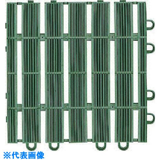 オレンジブック トラスコ中山　TRUSCOコンドル 風除室用マット ピ−スラインマット 150mm×150mm ジョイント式 緑 〔品番:F116HK〕[ 注番:7365551]特長●表面の細かいひだが泥落とし効果とクッション効果を発揮しま...
