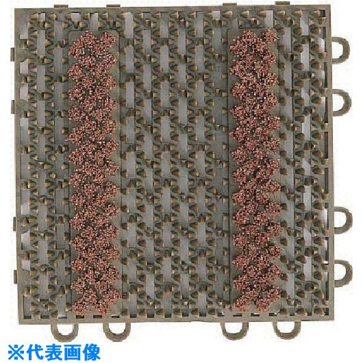 オレンジブック トラスコ中山　TRUSCOコンドル エバック 屋外用マット ブラシハードマットYL 本駒 茶 〔品番:F117HKBR〕[ 注番:7365594]特長●タフな芝毛とブラシのダブル効果で泥の塊や細かな汚れまで落とします。用途●...