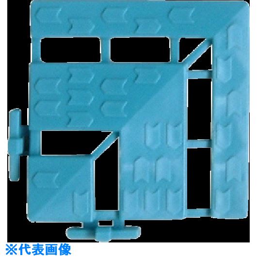 オレンジブック トラスコ中山　TRUSCOコンドル ユニットスノコ コーナー 青 黒 〔品番:F51FC〕[ 注番:7369760]特長●冷凍庫でも使える耐低温性のスノコです。●水産加工場や倉庫の防湿用床材や渡り廊下などに最適です。用途●水...