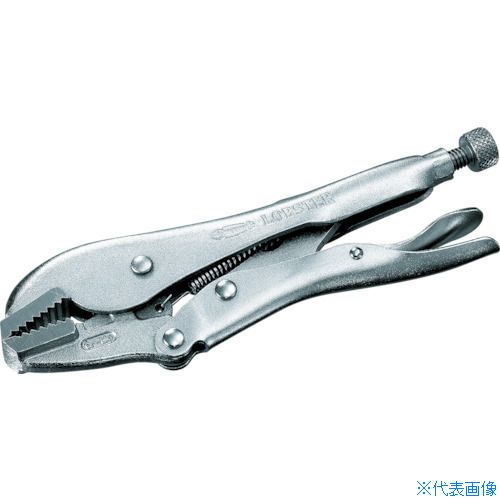 オレンジブック トラスコ中山　TRUSCOロブテックス バイスプライヤー ストレートタイプ 216mm 〔品番:V250N〕[ 注番:7509197]特長●板金・溶接作業で、板や角材などフラットな形状の物をクランプするのに最適なストレートタ...