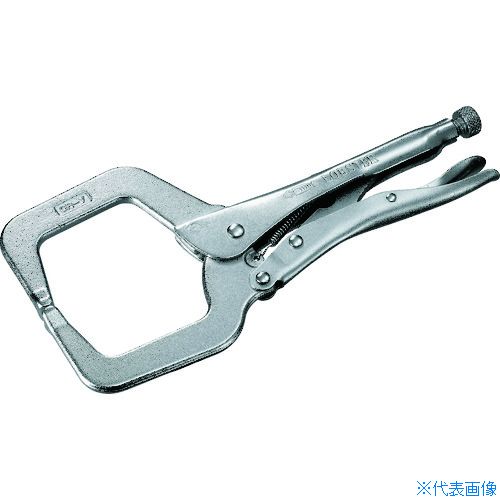 オレンジブック トラスコ中山　TRUSCOロブテックス バイスプライヤー C型 267mm 〔品番:VC275N〕[ 注番:7509219]特長●アングル・チャンネル鋼の仮止めに最適です。●口開きが広くアゴが深いのでアングル・チャンネル鋼の...
