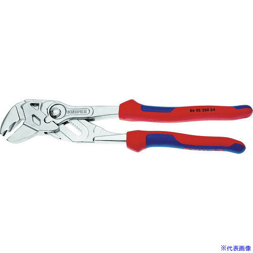 オレンジブック トラスコ中山　TRUSCOKNIPEX プライヤーレンチ 250mm 航空機仕様 切断角度45度 〔品番:8605250S4〕[ 注番:7521685]特長●航空機に使用される「ハイ・ロック」ねじのアルミ製カラーを破断、取り...
