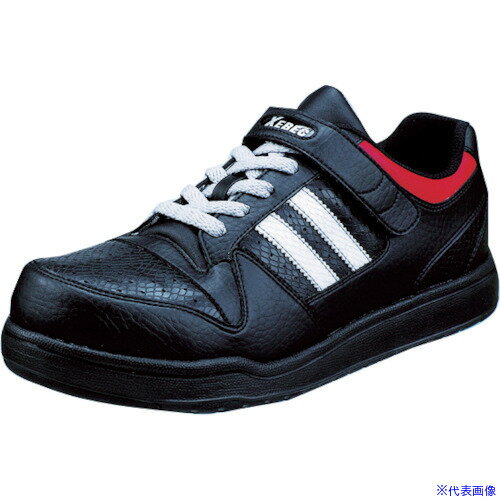 オレンジブック トラスコ中山　TRUSCOXEBEC スーパーめちゃ軽セフティシューズ ブラック 27.0CM 〔品番:8511490270〕[ 注番:7528299]特長●超軽量タイプです。●耐油性ゴム底です。●足首部分にはマジックテープ...