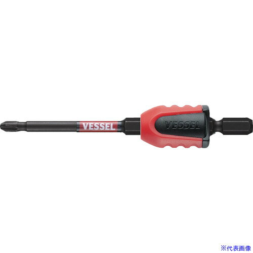 オレンジブック トラスコ中山　TRUSCOVESSEL トーションビット 段付サキスボビット ネジマグキャッチャー付 +2×100mm (1本) 〔品番:NMCS16210〕[ 注番:7545193]特長●段付ビットとの組み合わせにより、狭...