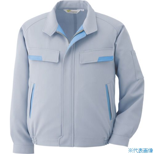オレンジブック トラスコ中山　TRUSCOミドリ安全 静電気帯電防止作業服 ブルゾン シルバーグレー サイズL 〔品番:VE71UEL〕[ 注番:7548842]特長●ワーキング素材最高レベルの導電性と耐久性。●着心地と作業性に優れた、低発...