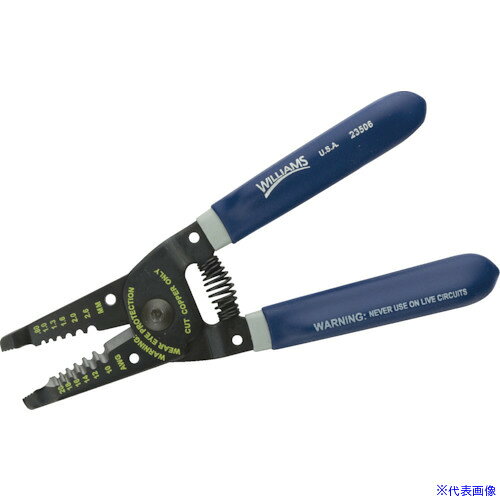 オレンジブック トラスコ中山　TRUSCOWILLIAMS フロントエンド ストリッパー 10‐20 〔品番:JHW23506〕[ 注番:7551801]特長●10〜20AWGのワイヤーに対応します。●エアクッション入り二層グリップは快適で...