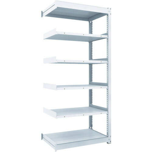 オレンジブック トラスコ中山　TRUSCOTRUSCO TUG型中量ボルトレス棚 300kg 連結型 1200×776×H2100 6段 〔品番:TUG30074J6B〕[ 注番:7556730]特長●完全ボルトレス構造のため、工具なしで組...