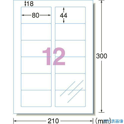 オレンジブック トラスコ中山　TRUSCO3M エーワン[[TM上]] 透明保護フィルム 80×44mm (6枚入) 〔品番:79212〕[ 注番:7590148]特長●水・汚れ・こすれからラベルを守る、カバーです。用途●ラベル表面の保護に...