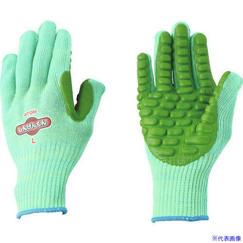 オレンジブック トラスコ中山　TRUSCOアトム 振動軽減手袋 しんげんくん L 〔品番:1130L〕[ 注番:7593694]特長●背抜きタイプの振動軽減手袋です。●通気性がよく、柔らかい使い心地です。用途●チェーンソーなど振動工具の取り...