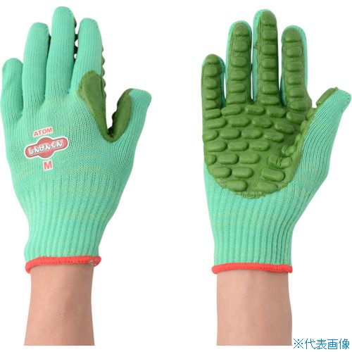 オレンジブック トラスコ中山　TRUSCOアトム 振動軽減手袋 しんげんくん M 〔品番:1130M〕[ 注番:7593708]特長●背抜きタイプの振動軽減手袋です。●通気性がよく、柔らかい使い心地です。用途●チェーンソーなど振動工具の取り...