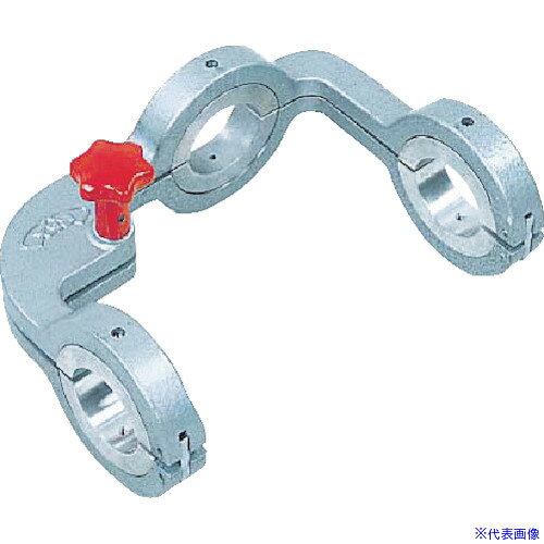 オレンジブック トラスコ中山　TRUSCOREX 75チーズクランプ(PWA) 〔品番:313010〕[ 注番:7604921]特長●マルチタイプのクランプです。用途●ソケット、エルボ、チーズなどの差込型継手に。仕様●適合管：PWA規格●サ...