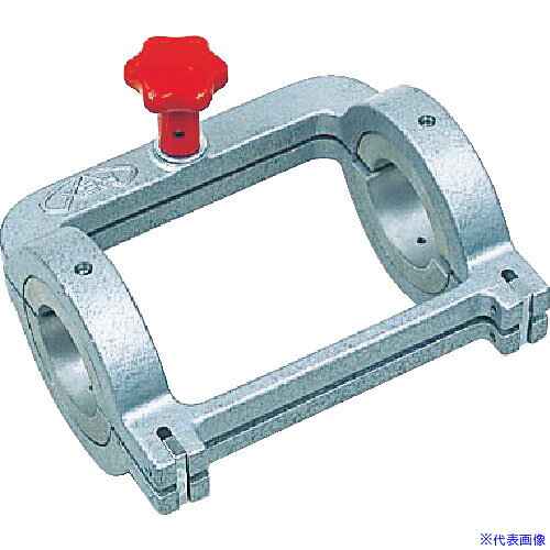 オレンジブック トラスコ中山　TRUSCOREX 75ソケットクランプ(PWA) 〔品番:313111〕[ 注番:7604963]特長●狭所作業に最適です。用途●ソケット型継手の固定に。仕様●適合管：PWA規格●サイズ：75●本体色：シルバ...