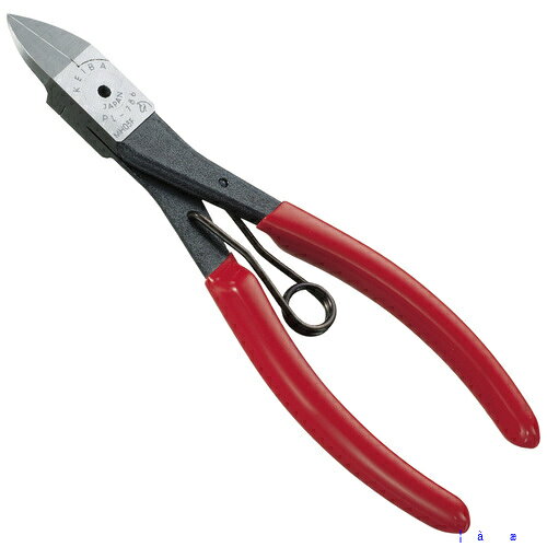 オレンジブック トラスコ中山　TRUSCOKEIBA プラスチック用ニッパー スリムタイプ(刃先形状フラット) 160 〔品番:PL786〕[ 注番:7608675]特長●ジョイント部まで刃が付いていますので、対象を刃元まで差し込んでも切断...