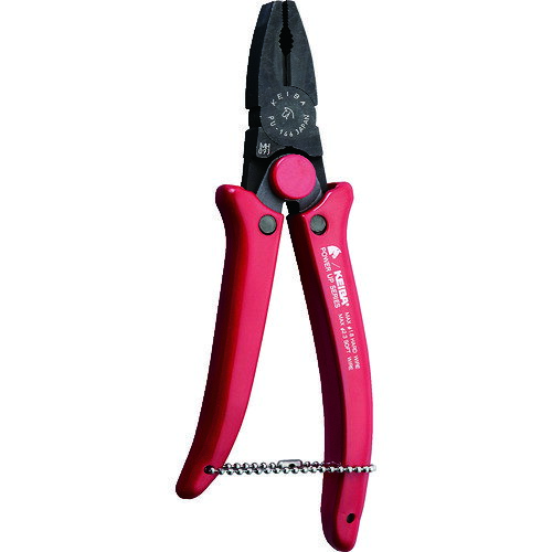 オレンジブック トラスコ中山　TRUSCOKEIBA パワーアップペンチ(レッド) 165 〔品番:PU166R〕[ 注番:7608705]特長●通常のペンチに比べ約2倍のパワーを発揮できる構造です。●神戸製鋼所製オリジナル高級鋼材「マルト...
