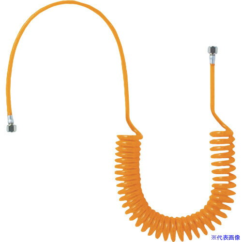 オレンジブック トラスコ中山　TRUSCOTRUSCO 取替用ウレタンコイルホース 8m 〔品番:SC10SN〕[ 注番:7620861]特長●伸縮性が強く、作業性が優れています。●高温多湿下での水分やカビによる侵食劣化が少ないです。仕様●...