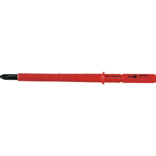 オレンジブック トラスコ中山　TRUSCOTRUSCO 【売切商品】 絶縁差替式ドライバー(マグネット入り) (+NO.2X100mm) 〔品番:TZDS2〕[ 注番:7624697]特長●グリップは人間工学デザイン採用で、つかみやすさとフ...