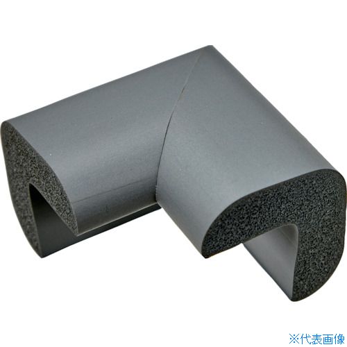 オレンジブック トラスコ中山　TRUSCOTRUSCO 安心クッション コーナー用 油面接着 大 1個入 ライトグレー 〔品番:TAC21YS〕[ 注番:7647263]特長●油に強い両面テープを付属しています。●ちぎれにくく、クッション性...
