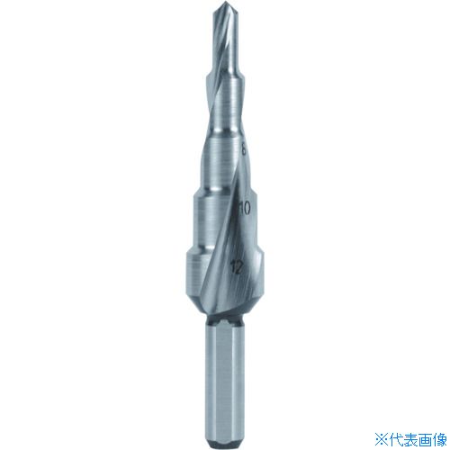 オレンジブック トラスコ中山　TRUSCORUKO 2枚刃スパイラルステップドリル 12mm ハイス 〔品番:1010509〕[ 注番:7659555]特長●CBN研磨とスパイラルフルートによりビビりを最小限に抑えて高い切削性能を発揮します...