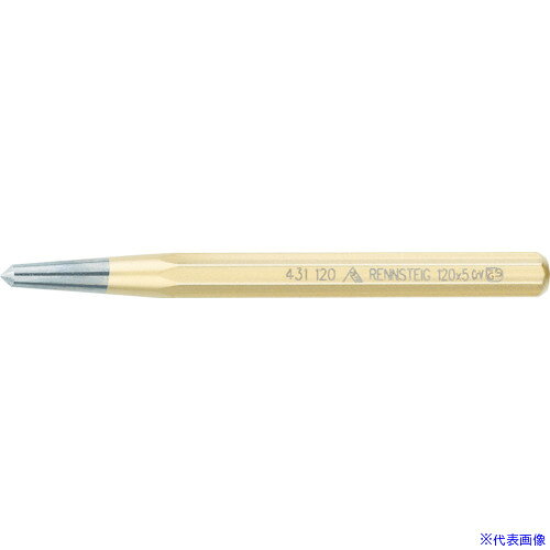 オレンジブック トラスコ中山　TRUSCORENNSTEIG センターポンチ 5X120mm 〔品番:4321200〕[ 注番:7663072]特長●高品質の鋼材を使用したセンターポンチです。●抜群の耐久性と高い作業性を発揮します。用途●鉄...