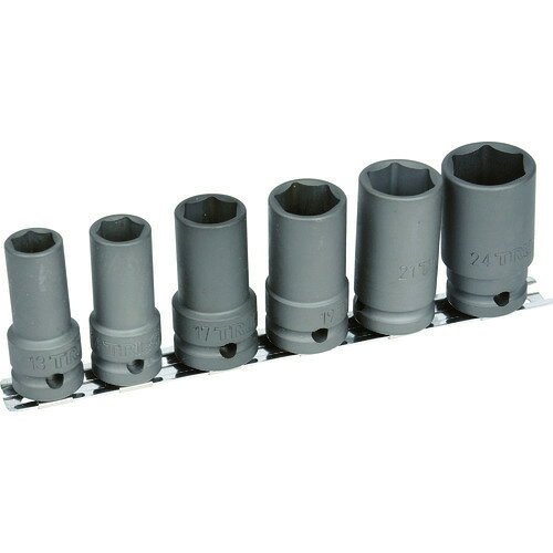 オレンジブック トラスコ中山　TRUSCOTRUSCO インパクト用ロングソケット6個組セット 差込角12.7mm 〔品番:T46LSET〕[ 注番:7683634]特長●使用頻度の高いサイズでセット組をしました。●狭い箇所での使用にも最適...