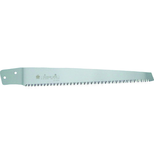 オレンジブック トラスコ中山　TRUSCORAZORSAW 木挽270 替刃 〔品番:S719〕[ 注番:7692439]特長●生木専用タイプです。生木全般（枝木・樹木・果樹）に使用できます。特に太枝切りに最適です。用途●生木剪定用仕様●刃...
