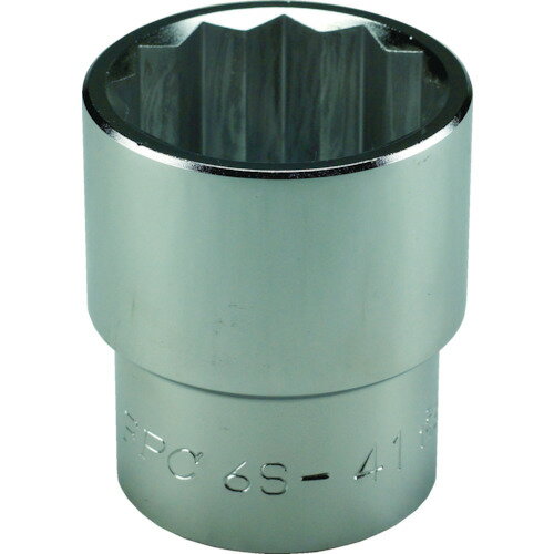 オレンジブック トラスコ中山　TRUSCOFPC ソケット 12角 差込角19.0mm 対辺32mm 1.1/4 〔品番:6S32〕[ 注番:7696990]特長●スタンダードタイプのソケットです。仕様●差込角(mm)：19.0●対辺寸法(...