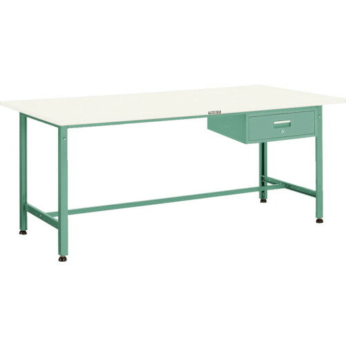 オレンジブック トラスコ中山　TRUSCOTRUSCO 軽荷重作業台(300kg)AE型 900X600XH740 1段引出付 ダークグレー色 〔品番:SAE0960F1DG〕[ 注番:7703023]特長●深めの引出しが付いており、ゆとり...