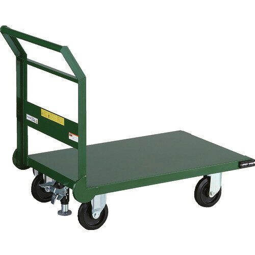 オレンジブック トラスコ中山　TRUSCOTRUSCO 鋼鉄製運搬車 900X600 Φ150エアキャスター Lストッパー付 〔品番:SH2NACSS〕[ 注番:7726422]特長●「薄く軽く強い」エアーキャスターを採用、スムーズな旋回・...