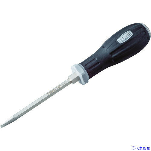 オレンジブック トラスコ中山　TRUSCOTONE パワーグリップドライバー(貫通) (-)1.0X6.0 〔品番:PGMD100〕[ 注番:7733534]特長●人間工学に基づき、握りやすさと回しやすさを追求しており、作業性が抜群です。●...
