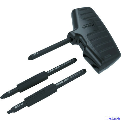 オレンジブック トラスコ中山　TRUSCOENGINEER ネジザウルスバズーカ 〔品番:DBZ55B〕[ 注番:7736738]特長●回せなくなった皿ねじやキャップボルトなどを緩めることができるビット交換式ドライバーです。●DBZ-51は...