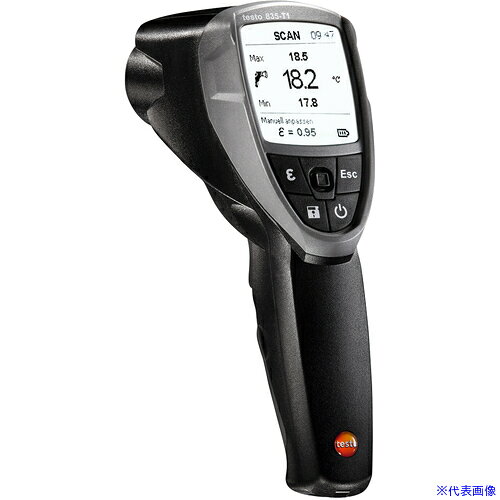 オレンジブック トラスコ中山　TRUSCOTESTO 赤外放射温度計 testo 835−T1 〔品番:TESTO835T1〕[ 注番:7736932]特長●4ポイントレーザータイプです。●スポット比50：1です。●200メモリタイプです。...