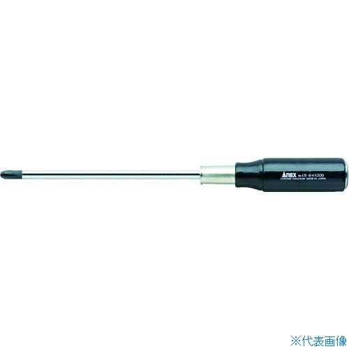 オレンジブック トラスコ中山　TRUSCOアネックス 木柄貫通ドライバー強力級 +4×200 〔品番:1704200〕[ 注番:7741243]特長●大型貫通用座金付木柄ハンドルを採用しています。仕様●刃先：［［＋］］4●軸長(mm)：20...