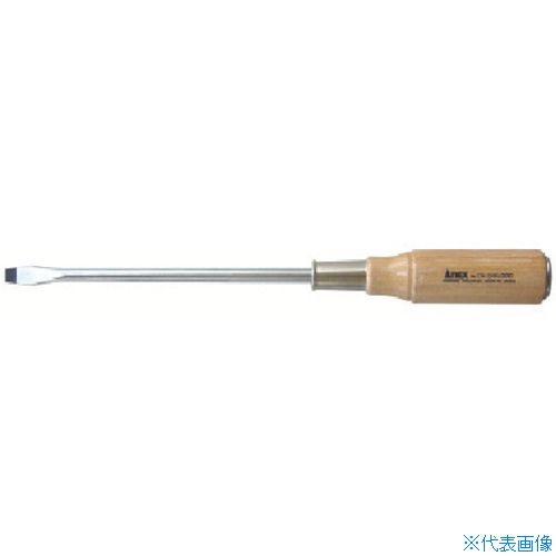 オレンジブック トラスコ中山　TRUSCOアネックス 木柄貫通ドライバー強力級 −9×200 〔品番:1709200〕[ 注番:7741308]特長●大型貫通用座金付木柄ハンドルを採用しています。仕様●刃先：［［−］］9●軸長(mm)：20...