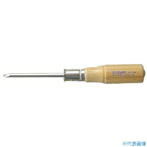 オレンジブック トラスコ中山　TRUSCOアネックス 木柄貫通ドライバー +1×75 〔品番:750175〕[ 注番:7743301]特長●木柄ハンドルのドライバーです。●ハンマーで叩ける座金付です。用途●プラスネジ回しに。仕様●刃先：［［...